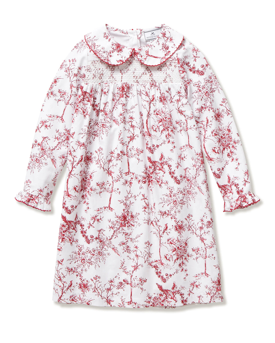 Eloise Nightgown in Red Timeless Toile – Swaddle OKC