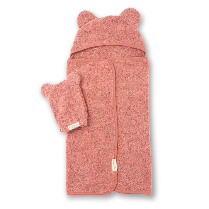 Hooded Towel + Wash Mitt Set – Swaddle OKC
